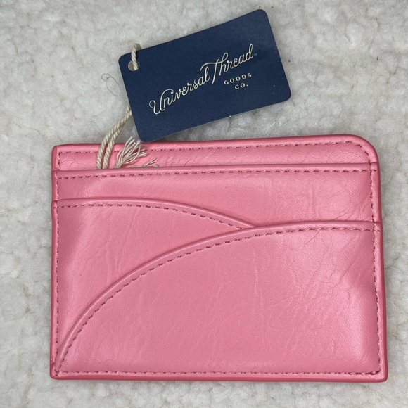 Universal Thread | Bags | Nwt Universal Thread 3 Slot Card Wallet Pink ...